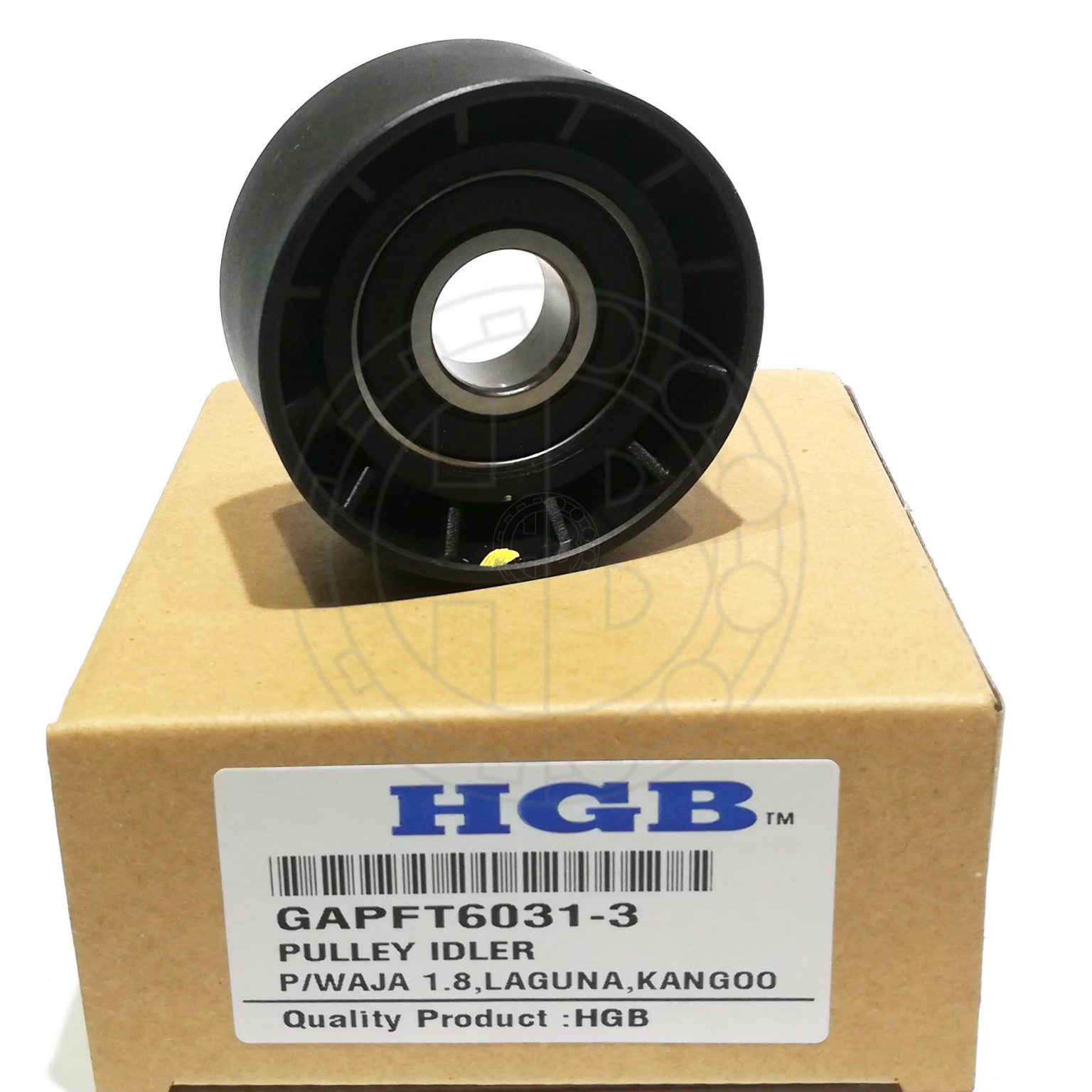 HGB Fan Belt Pulley GAPFT6031-3 PROTON WAJA 1.8, RENAULT KANGOO 1.4 ...
