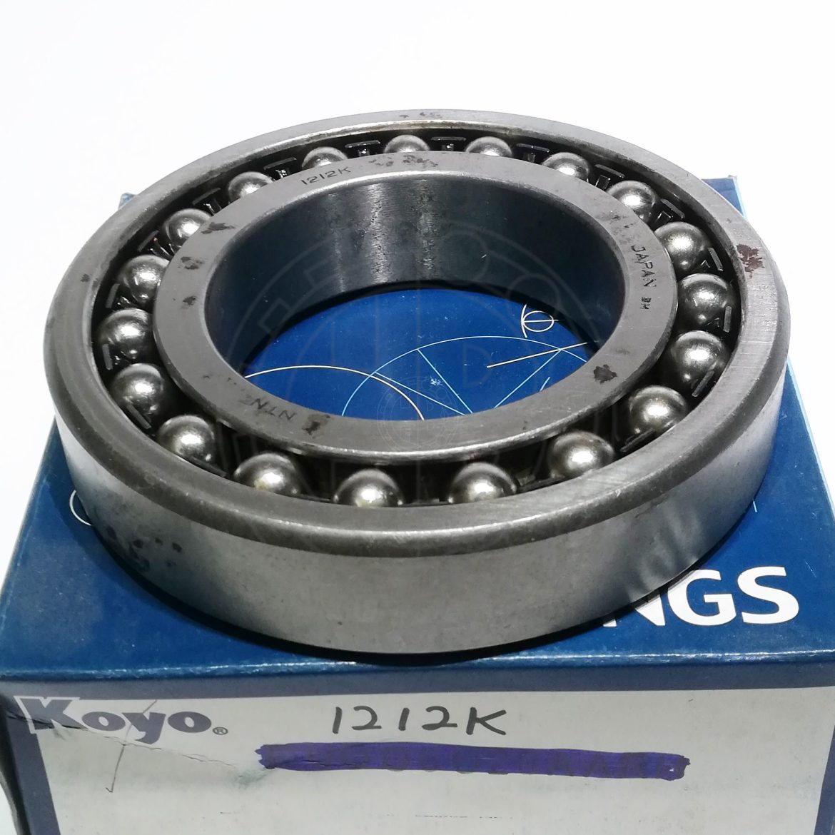 KOYO Self-Aligning Ball Bearings 1212K - HBB Bearings & Belting
