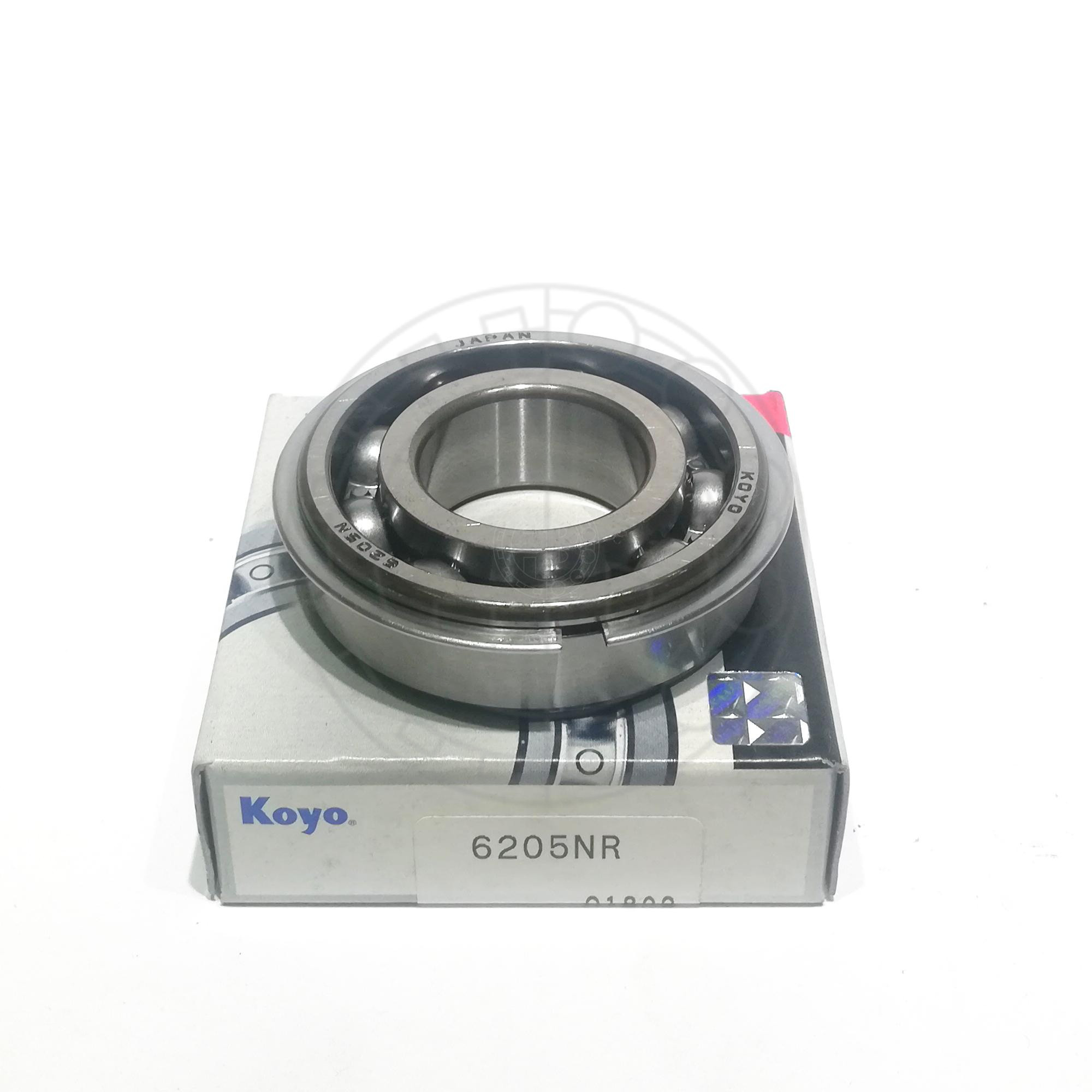 KOYO Deep Groove Ball Bearings 6205NR 25x52x15 - HBB Bearings & Belting