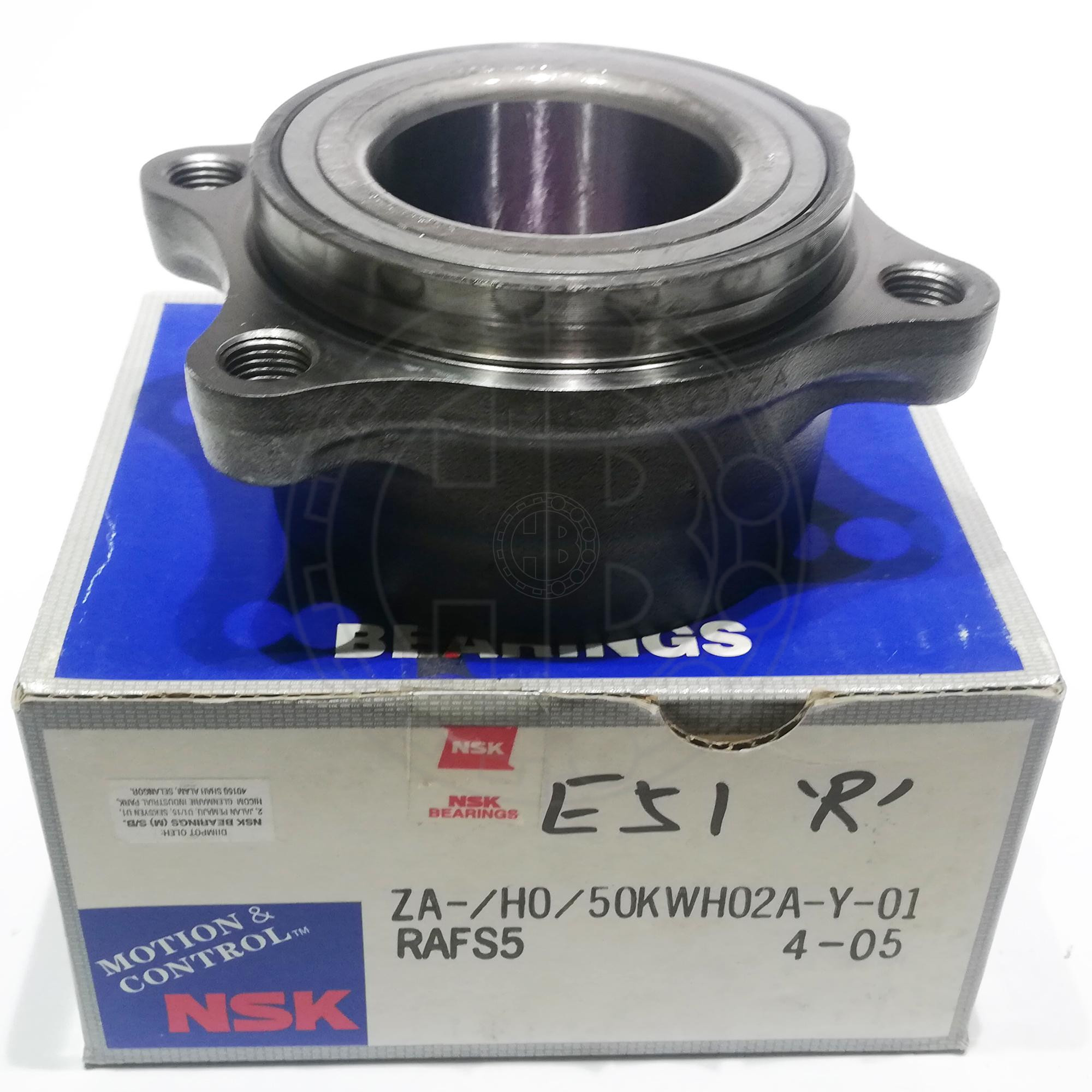 NSK Rear Hub Wheel Bearings ZA- HO 50KWH02A-Y-01 NISSAN ELGRAND E51 ...