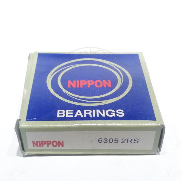 Nippon Deep Groove Ball Bearings 6305 2RS - HBB Bearings & Belting